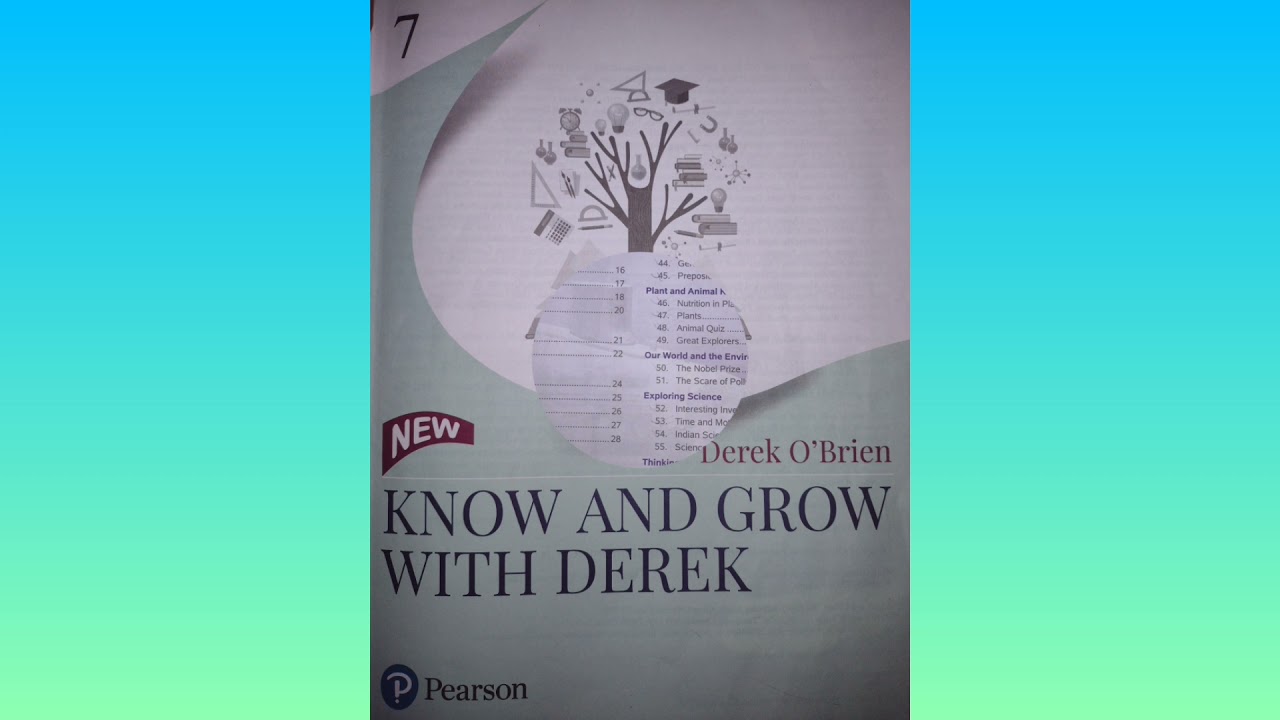 Solution Of Know And Grow With Derek (GK) book of Class- 7 - YouTube
