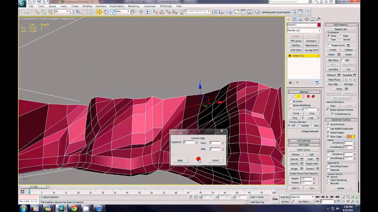 Cliff model timelapse Part 1 - YouTube