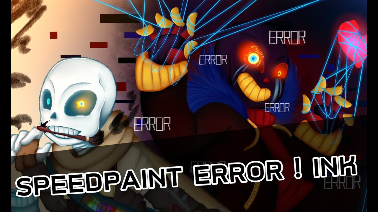 Undertale AU - Error!Sans & Ink!Sans [SpeedPaint] The Destroyer and The ...