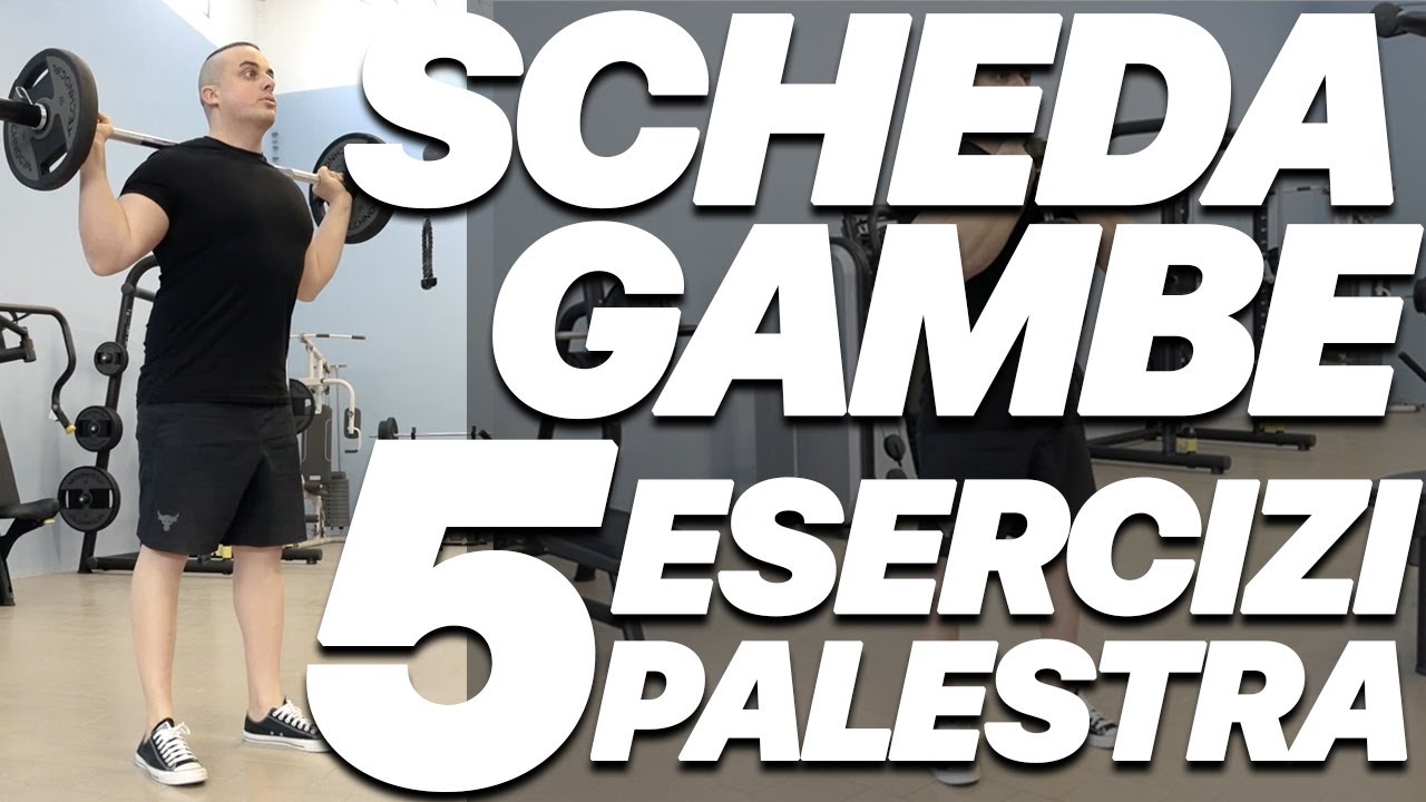 Scheda Massa Gambe in Palestra: 5 Esercizi per Avere Più Muscoli - YouTube