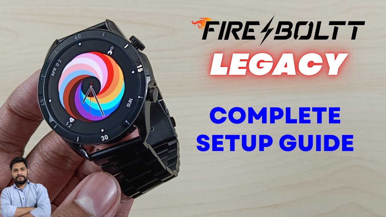 Fire-Boltt Legacy Smartwatch Full Setup Guide - YouTube