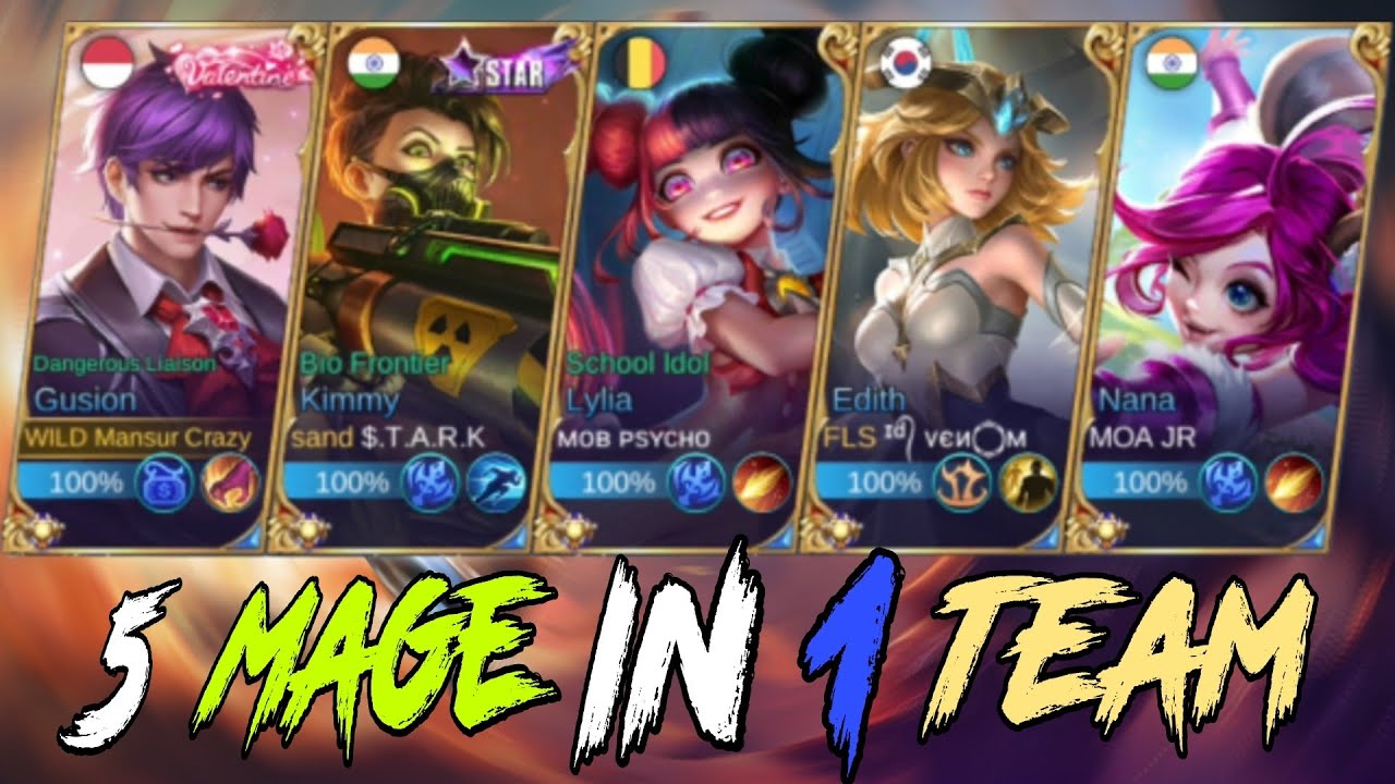 5 MAGE IN RANK GAME🤣 - YouTube