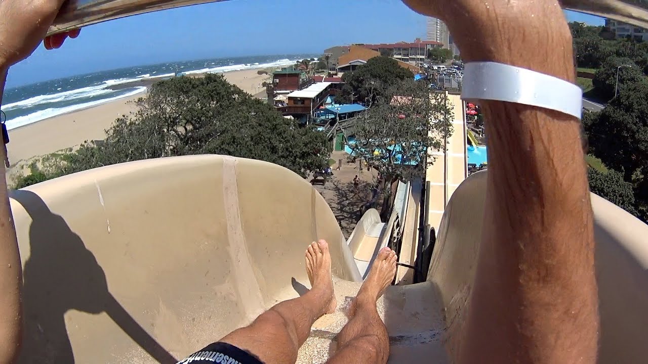 Big Tower Slide at Splash Waterworld - YouTube