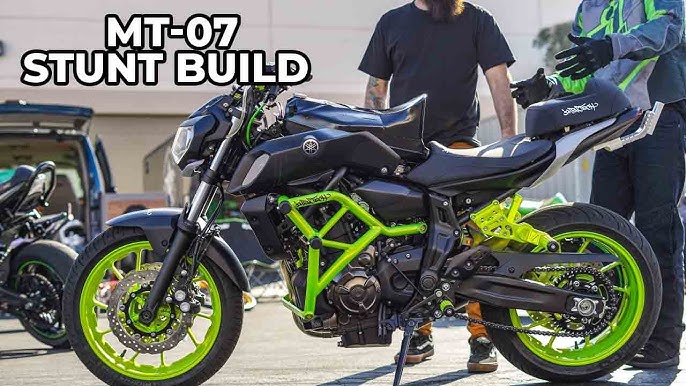 Yamaha Mt07 Stunt Ride Wheelie Stunt Bike World