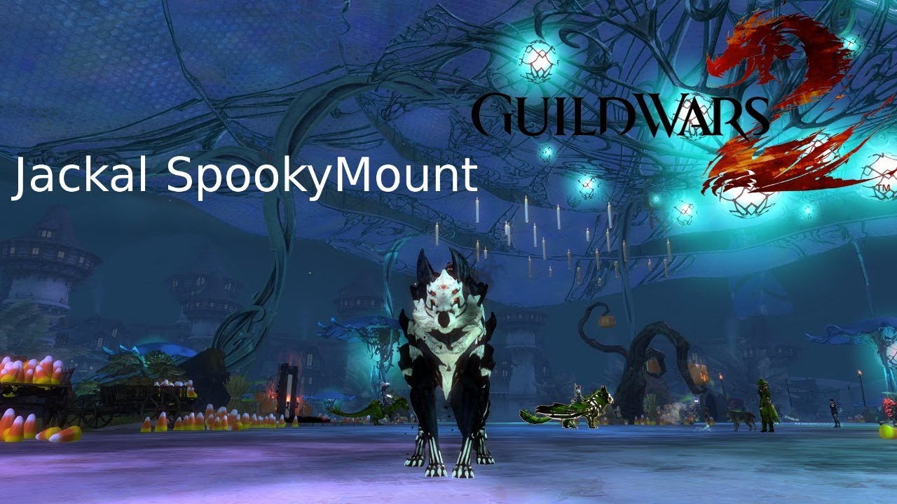 GUILD WARS 2 Jackal Spooky Mount - YouTube