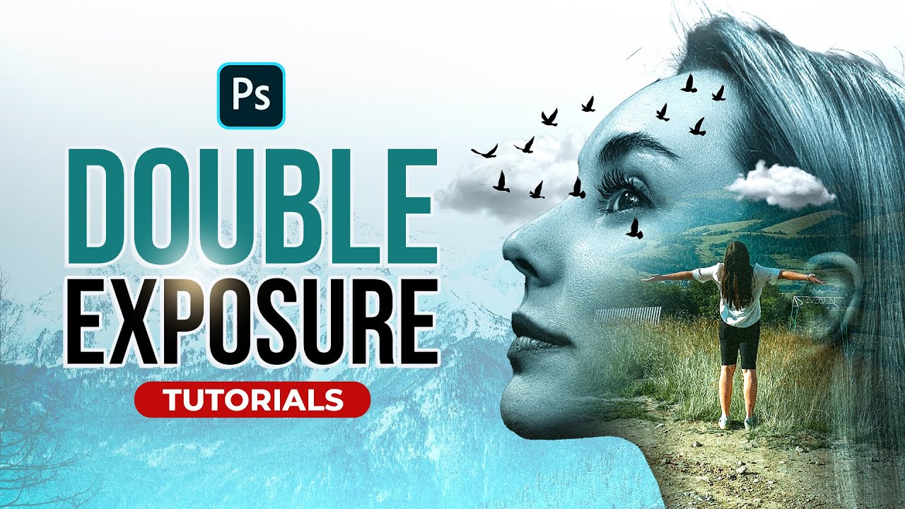 Simple Double Exposure in Photoshop | Photoshop New Trick - YouTube