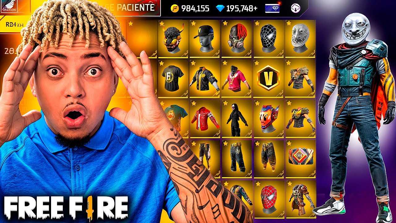 TODO ESTO TIENE LA CUENTA DE SE PACIENTE👆🗿 FREE FIRE !! - YouTube