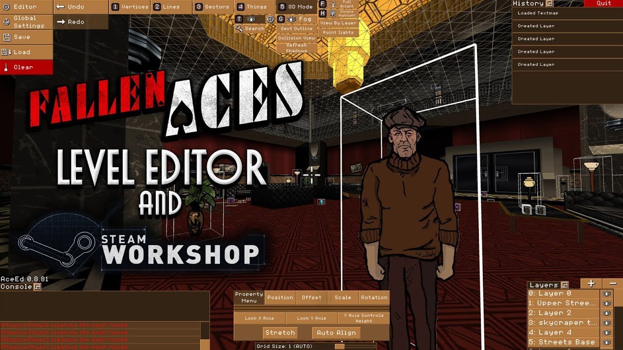 Fallen Aces - Level Editor & Steam Workshop - YouTube