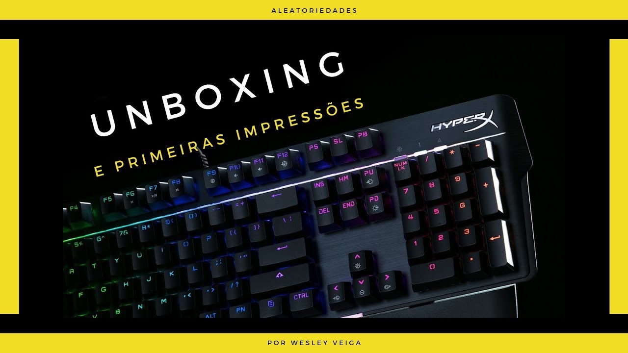 HyperX Mars RGB Unboxing e Primeiras Impressões - YouTube