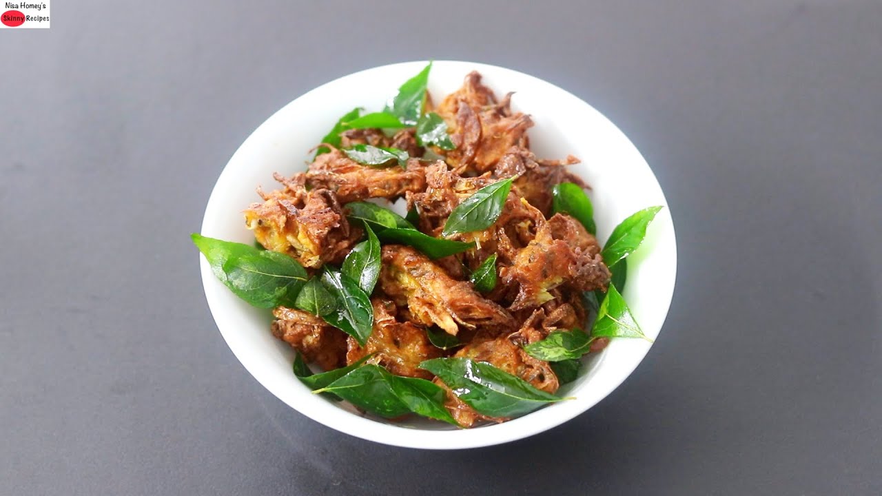 Crispy Onion Pakoda - Easy To Make Kanda Bhaji Recipe - Ulli Vada - Tea ...