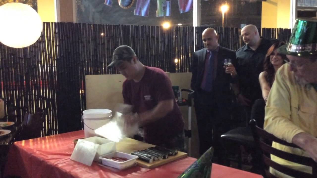 Marumi Sushi Tony 3 Min Sushi Challenge - YouTube