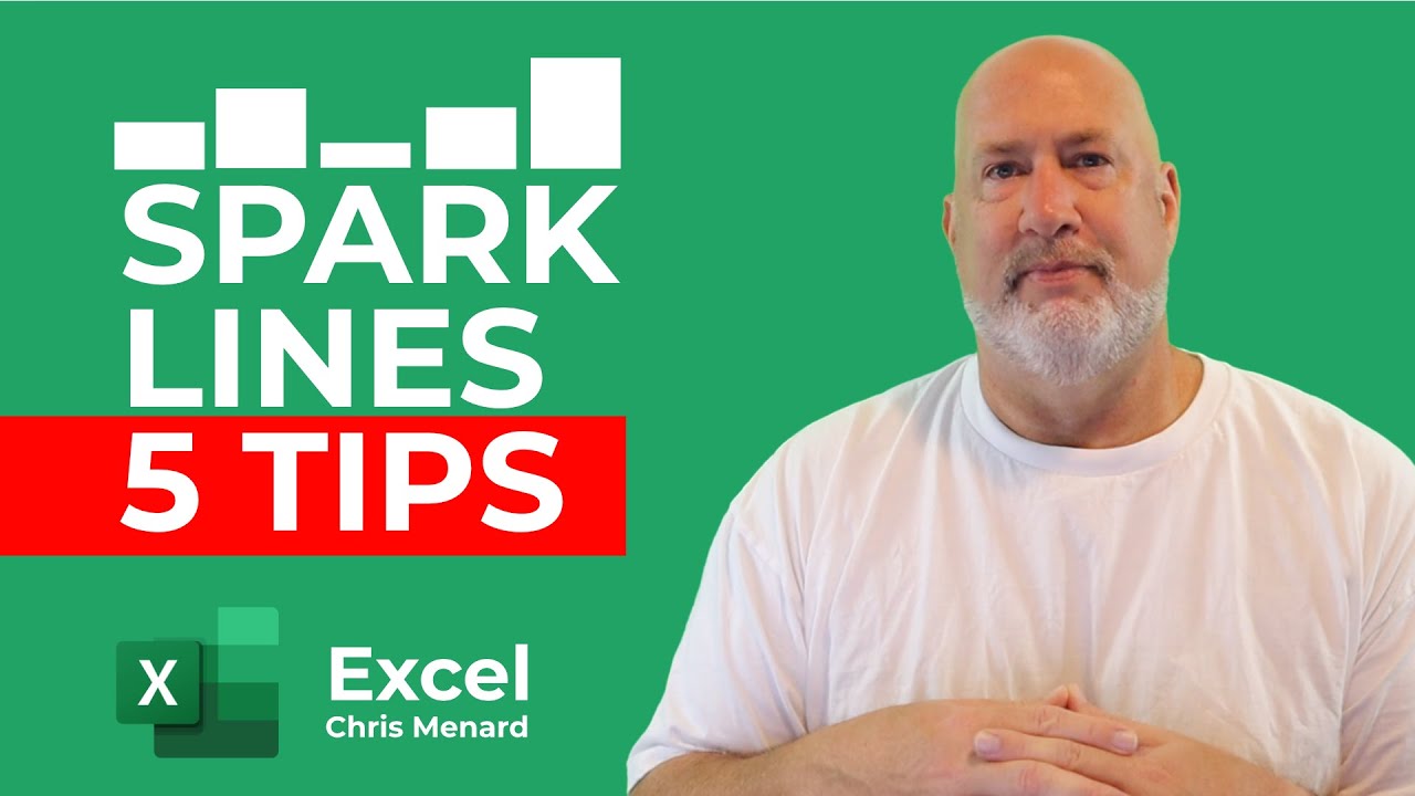 Excel Sparklines - 5 Tips for Sparklines - YouTube