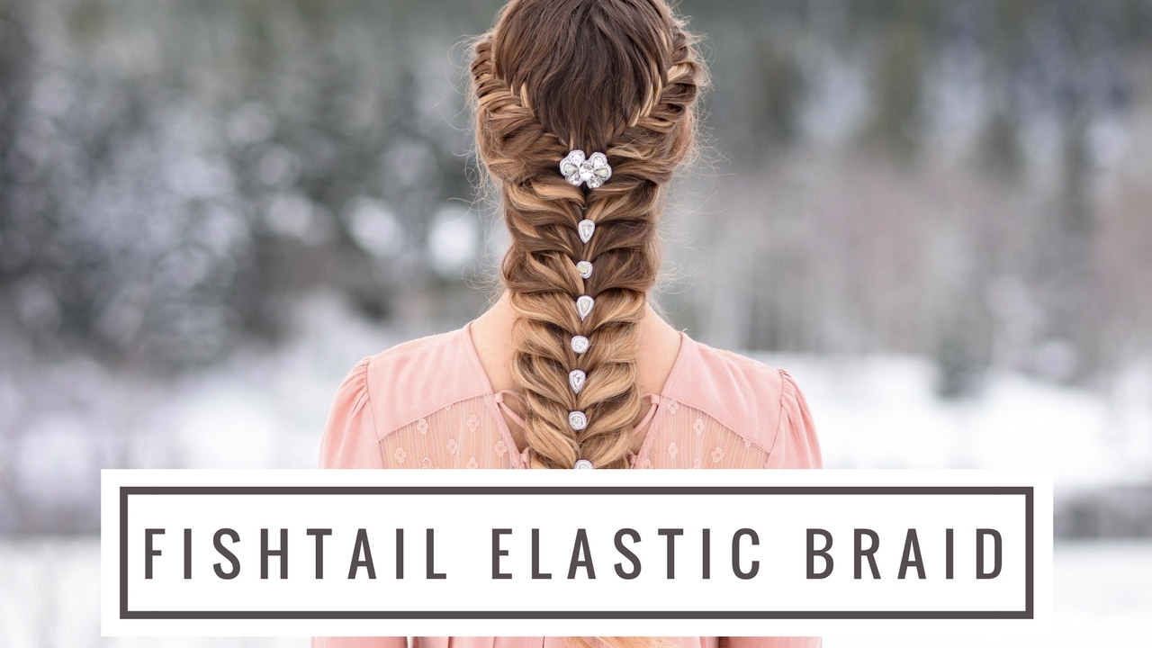 Lace Fishtail Elastic Braid | Braids by Jordan - YouTube
