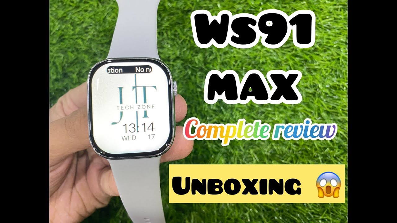WS91 Unbox Review Smart Watch 9 Series complete unboxing review - YouTube
