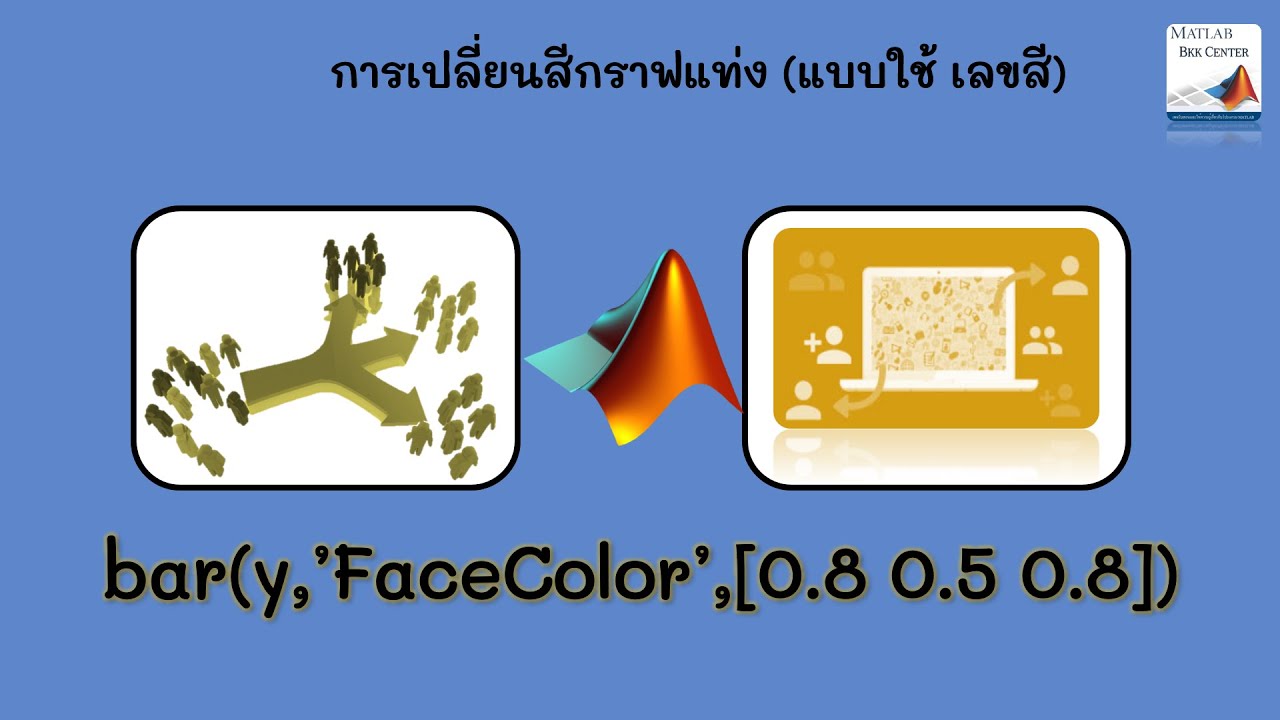 Matlab : Bar graph Color changing from RGB number ( การเปลี่ยนสีกราฟ ...