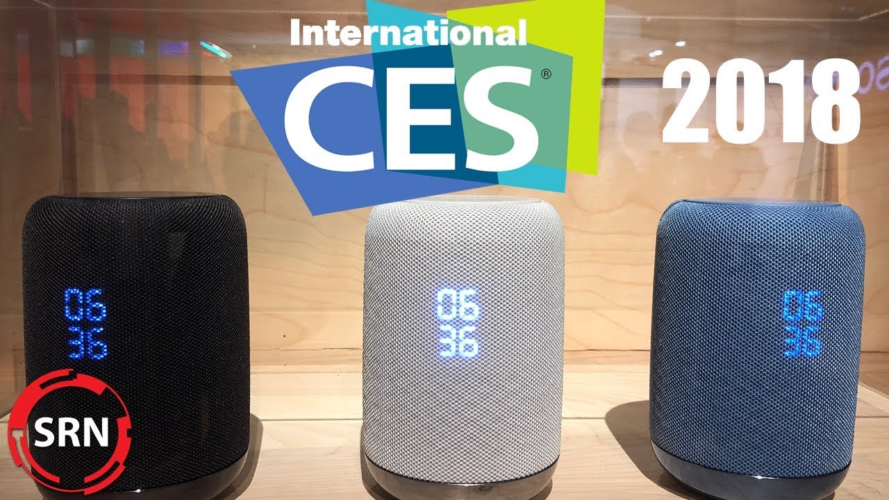 Sony Smart Speaker with Google Assistant Demo | CES 2018 - YouTube