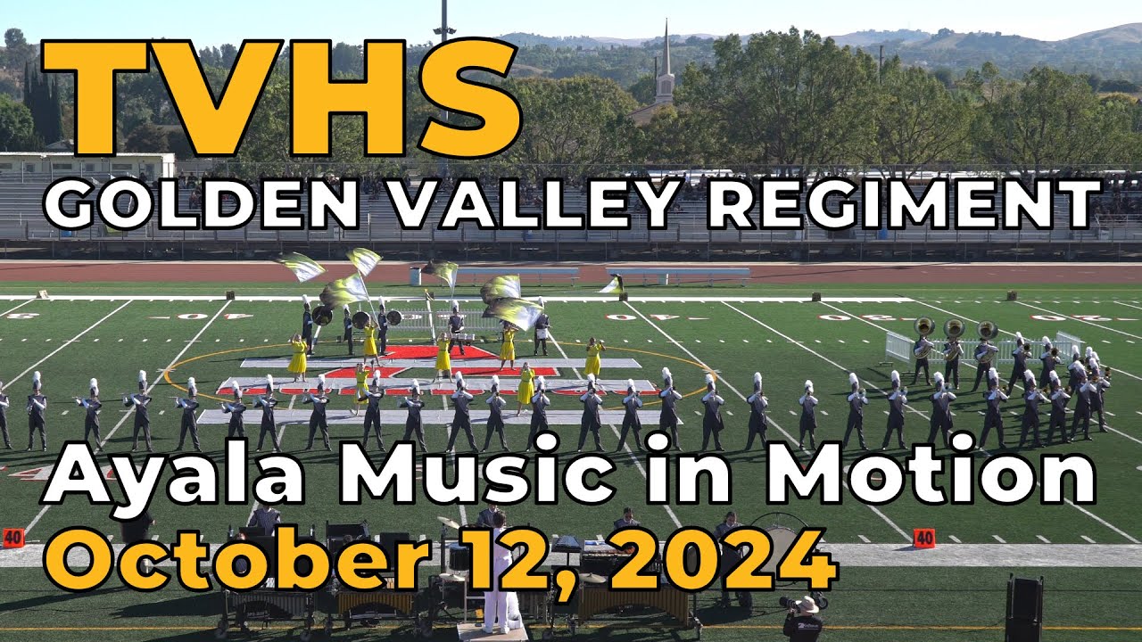 TVHS Band and Color Guard - October 12, 2024 - Ayala - YouTube