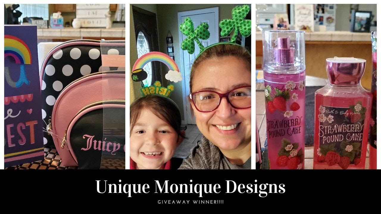 Opening A Giveaway Package We Won From Unique Monique Designs - Plus ...