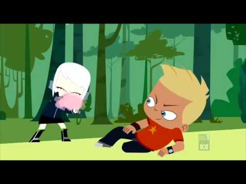 Vin and Zero tickle each other