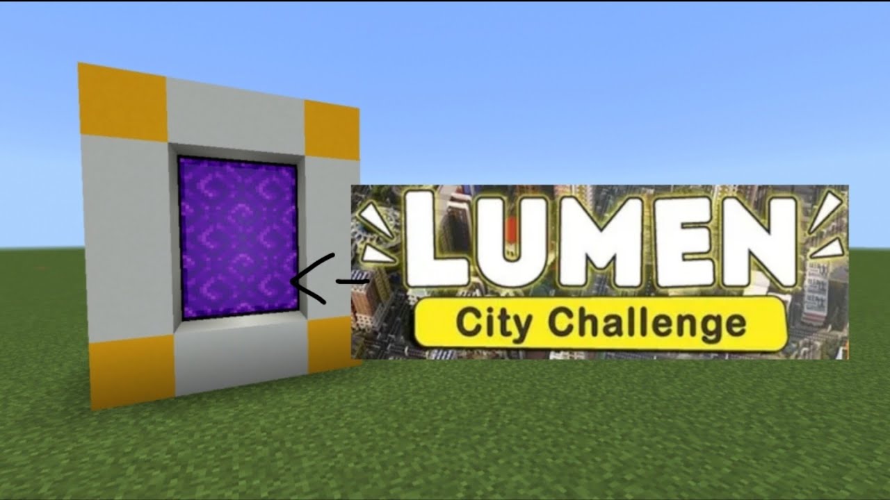 How to make a portal to Lumen City Challenge EASY - YouTube