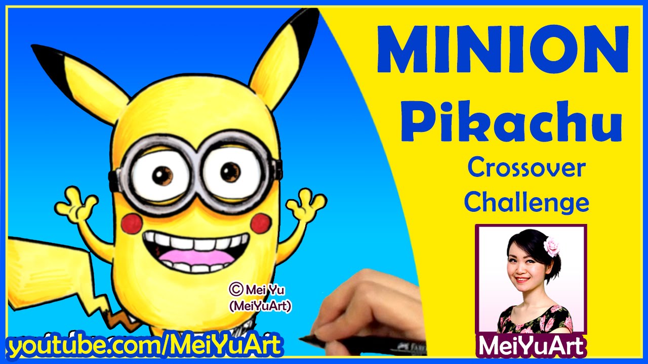 How I Draw A Minion Pikachu - YouTube