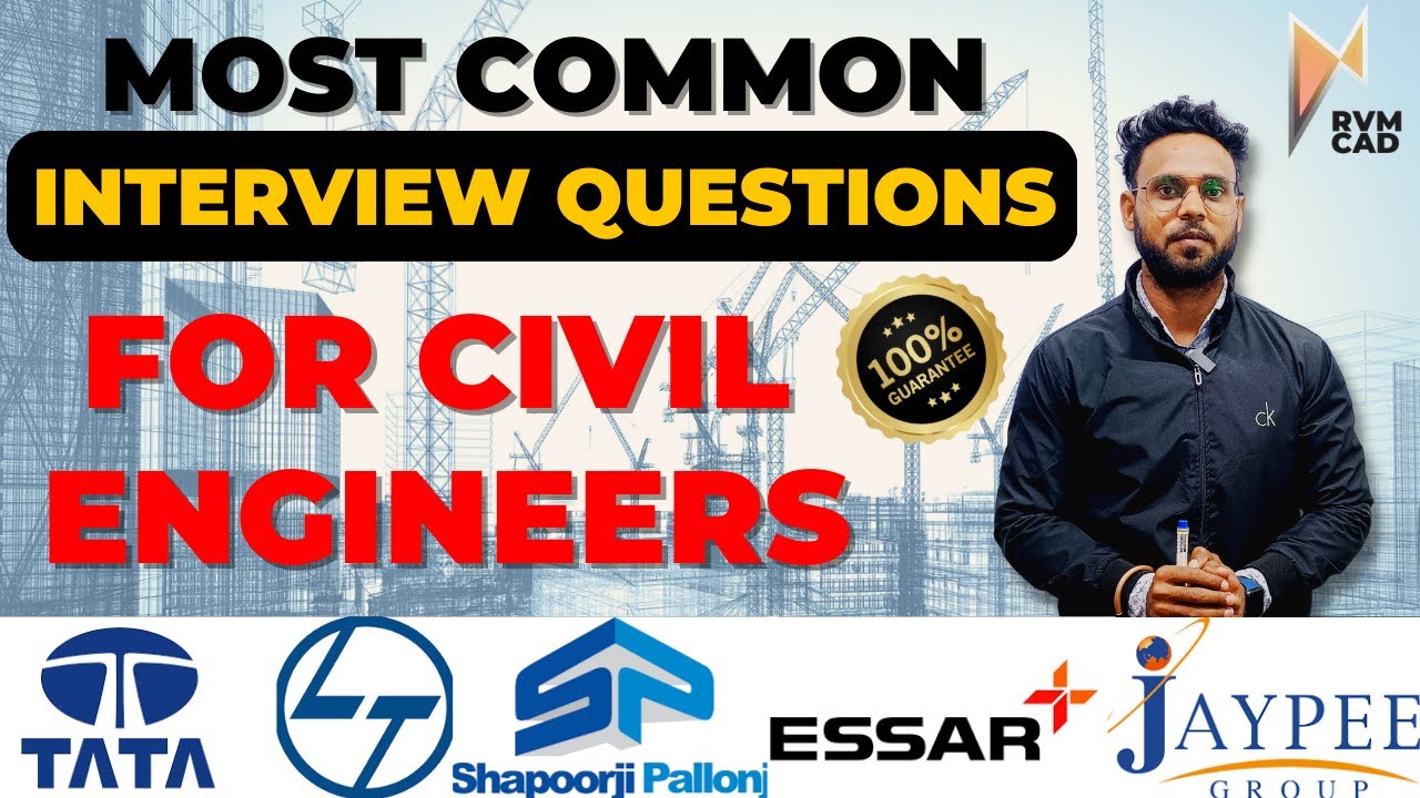 Civil Engineering Interview | Most Common Interview Questions | RVM CAD ...