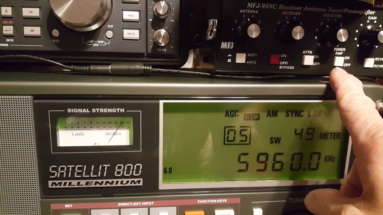 Demo of the MFJ 959C Receiver Antenna Tuner Preamp. Despite some negative reviews, the preamp ...