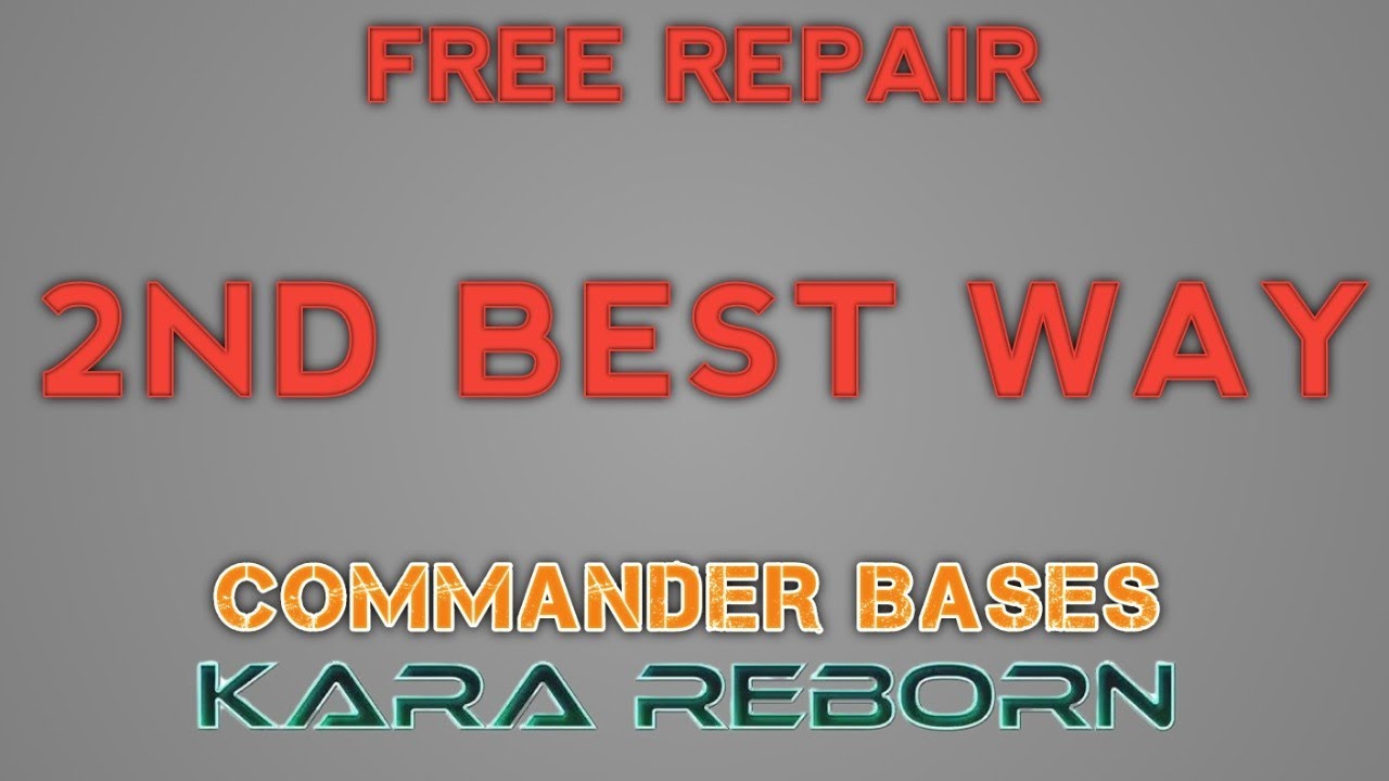 WAR COMMANDER OPERATION : KARA REBORN COMMANDER BASES BEST WAY - YouTube