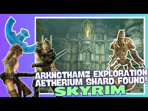 Skyrim: Exploring Arkngthamz Ruins - YouTube