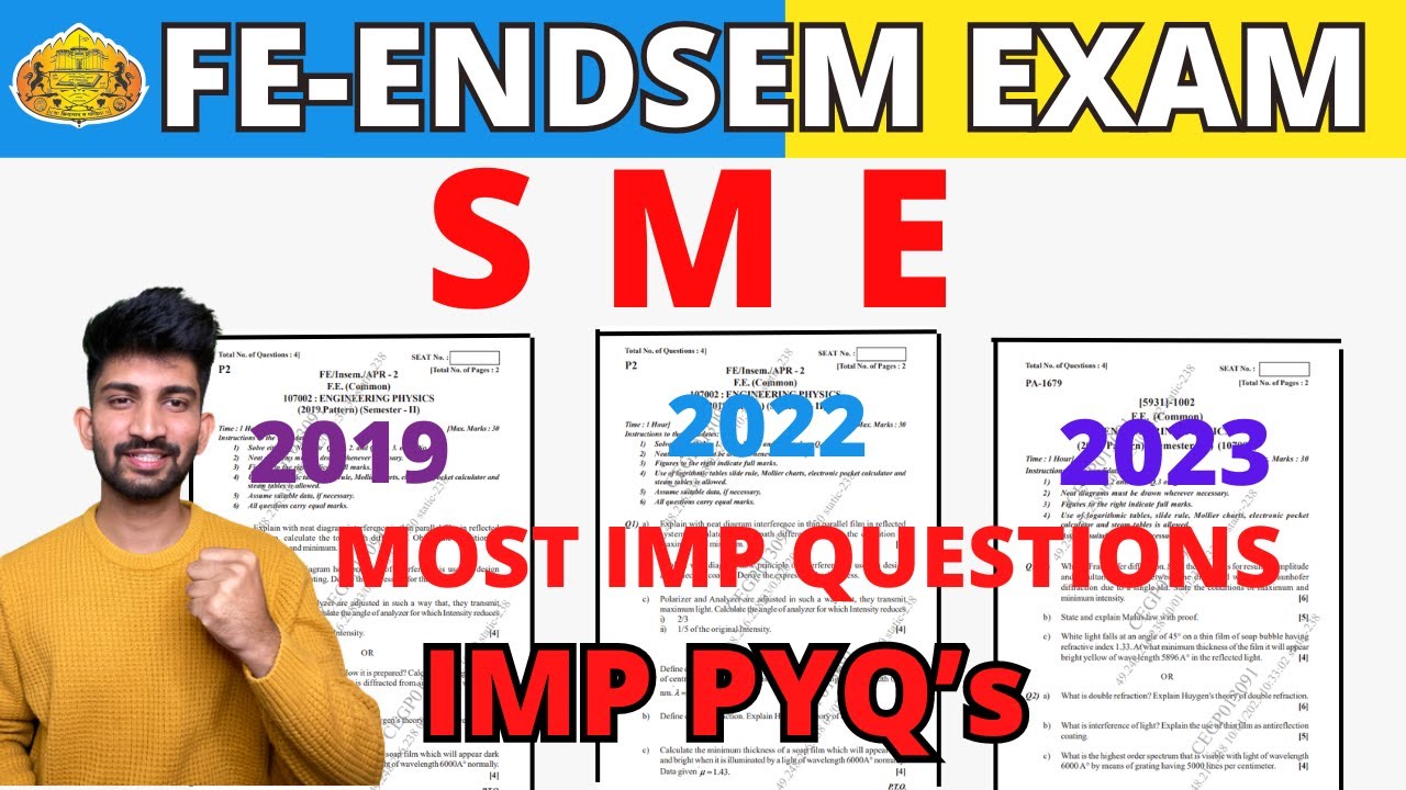 SME Previous Year Endsem Question Papers | Sppu SME Important Questions ...