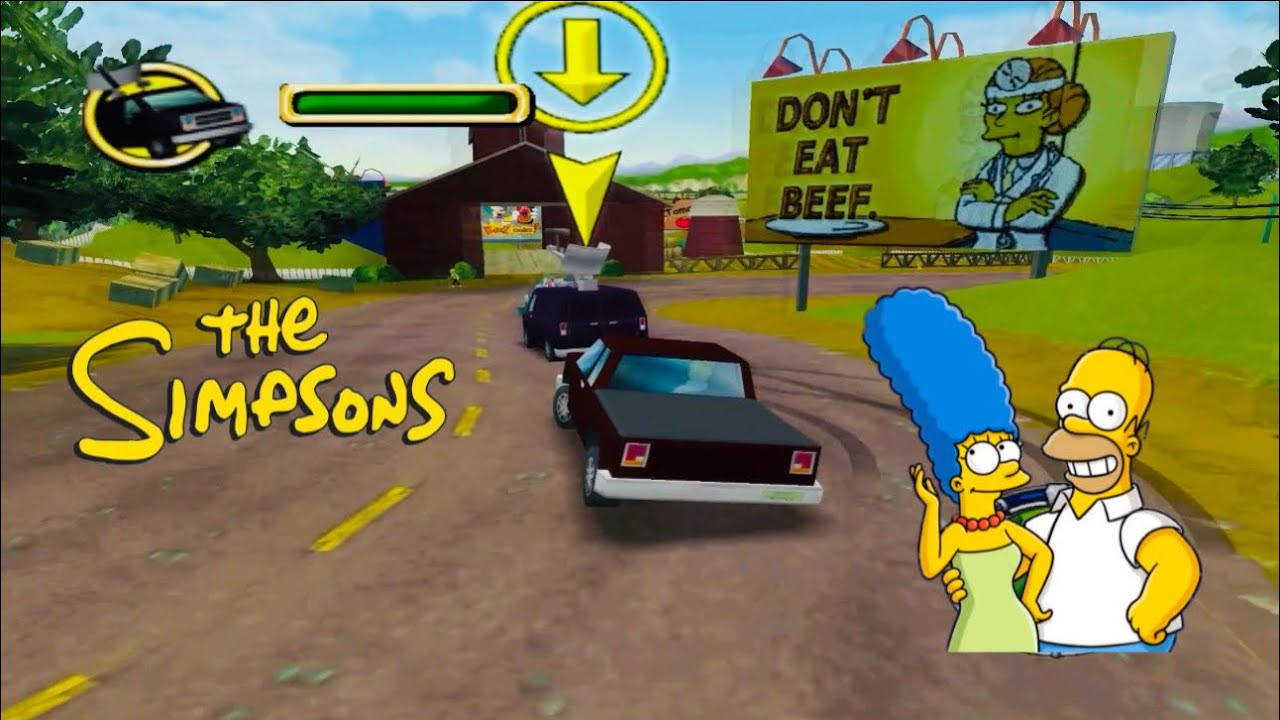 Simpson hit and run gameplay video - YouTube
