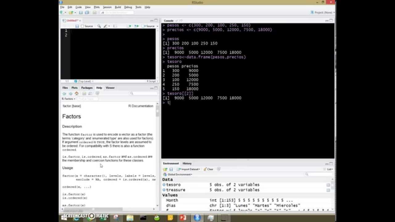 2 Data Frames En R Youtube