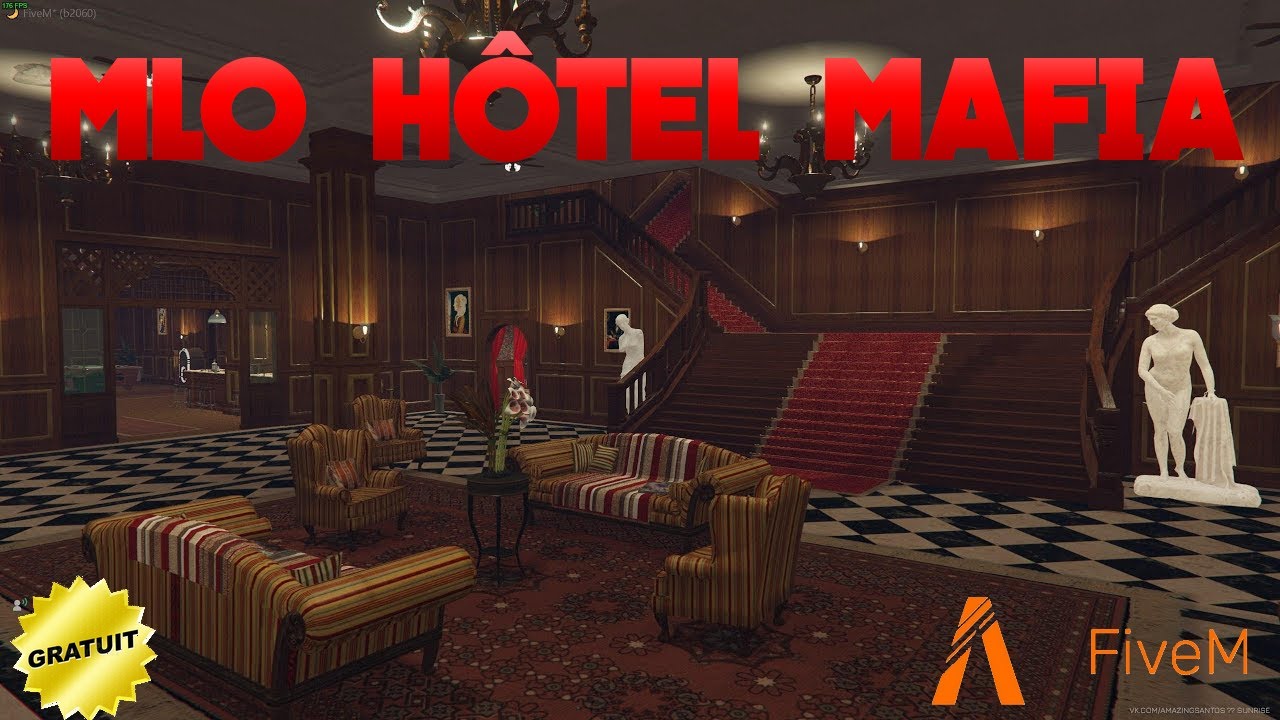 FIVEM │ MLO GRATUIT HÔTEL DE LA MAFIA │ TUTO GTA 5 RP - YouTube