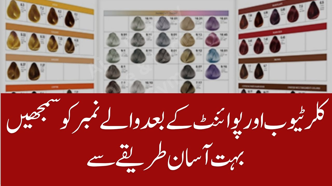 Hair color tube and Reflection/Hair theory/ By Aisha Nazir - YouTube