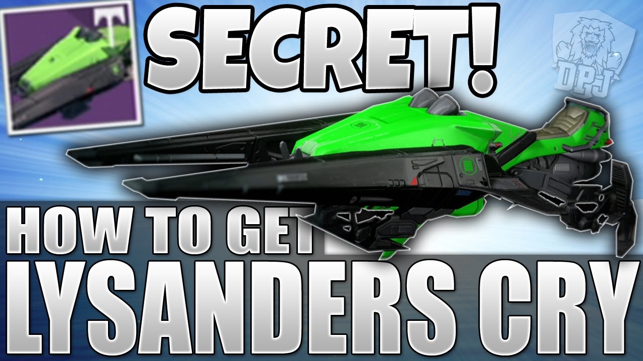Destiny Dawning: How To Get Secret Sparrow - Lysander's Cry - Hidden ...