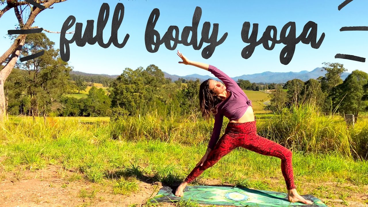 Full Body Yoga - 30 minute Total Body Deep Stretch at Home Yoga Workout ...
