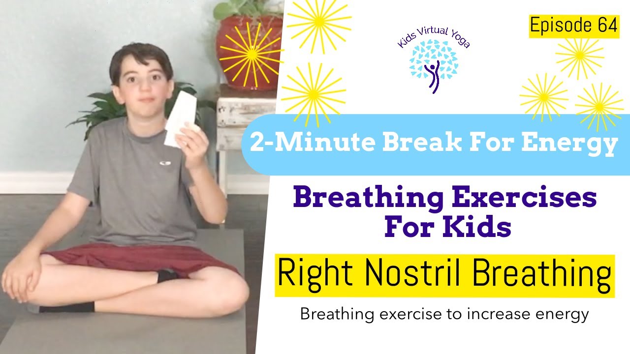 Right Nostril Breathing For Kids | Kids Breathing For Focus & Energy ...