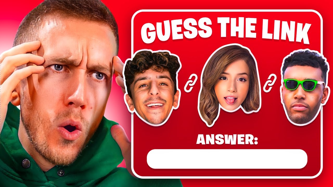 GUESS THE LINK YOUTUBER EDITION! - YouTube
