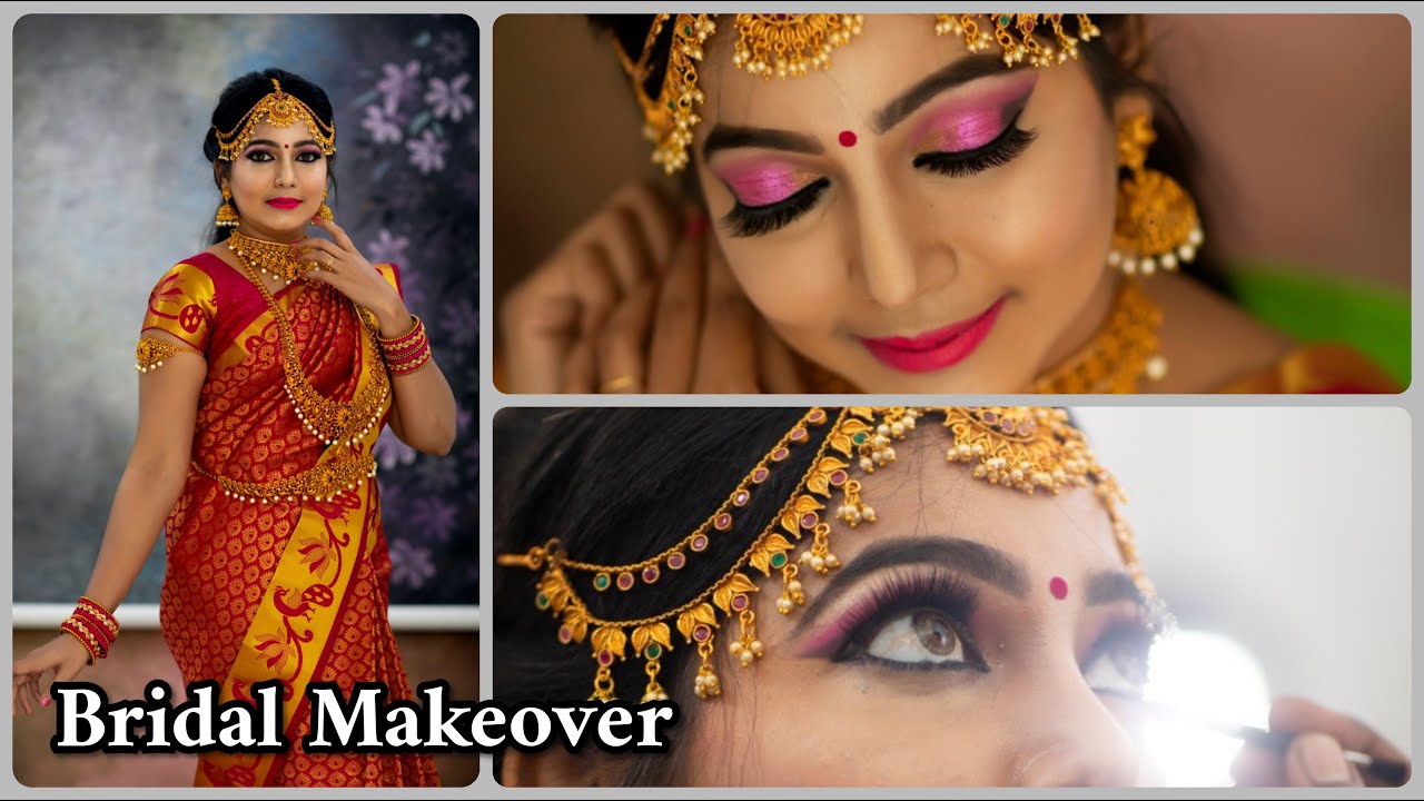 South Indian Bridal Makeup | Laxmi Bridal Makeover - YouTube
