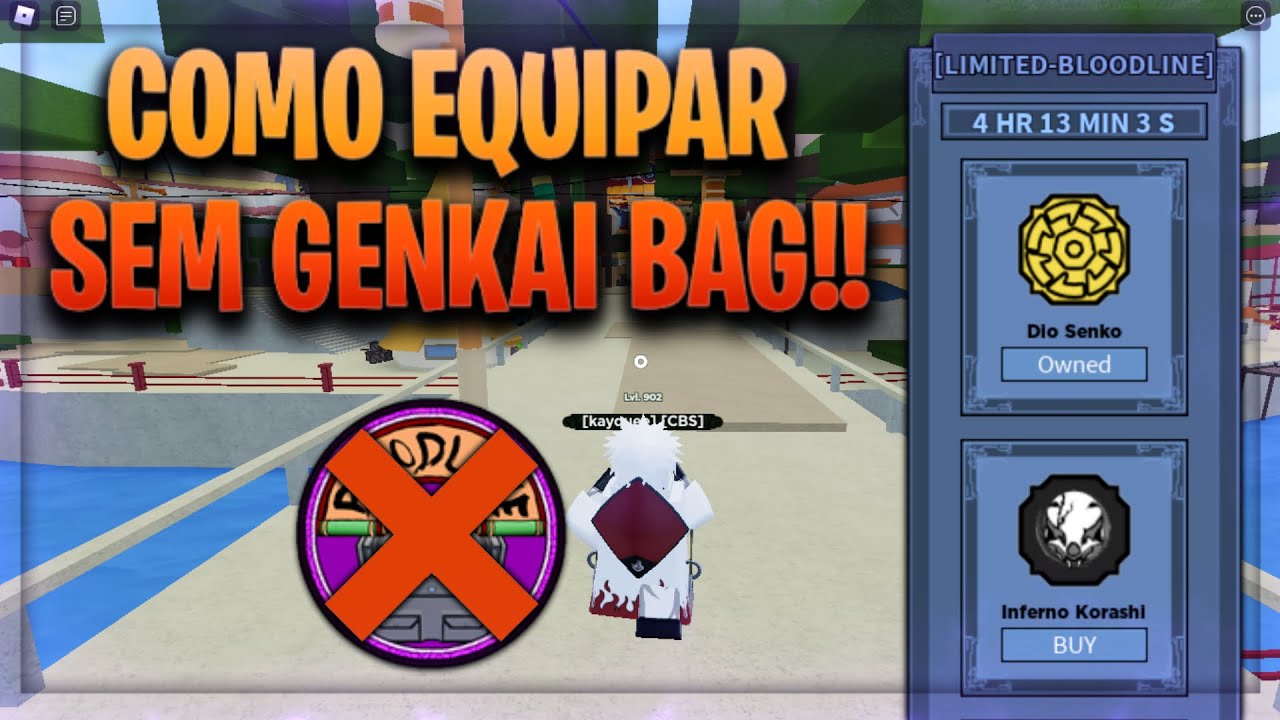COMO EQUIPAR AS BLOODLINES DE RELL COINS SEM *GENKAI BAG* no SHINDO ...