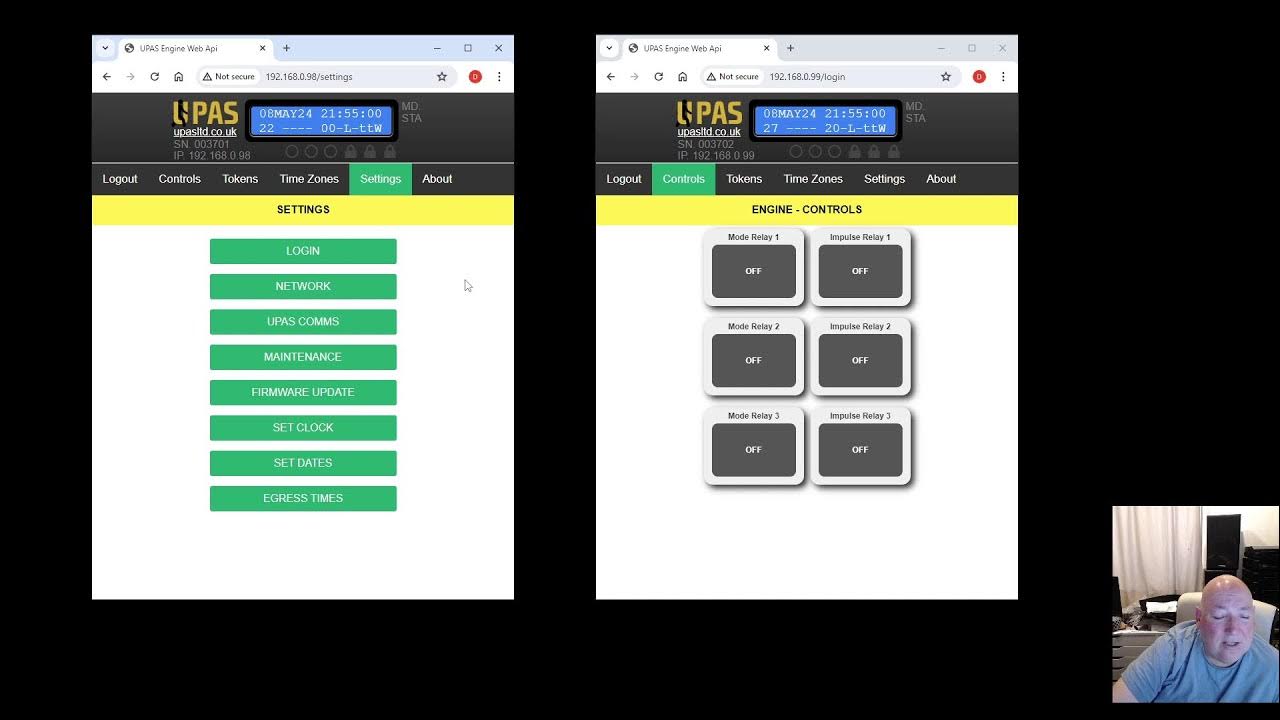 UPAS KP V2 ESP32 WEB INTERFACE WITH CAPTIVE PORTAL & ELEGANTOTA STABLE - YouTube