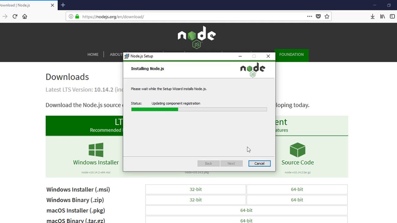 Download And Install Node Js Youtube
