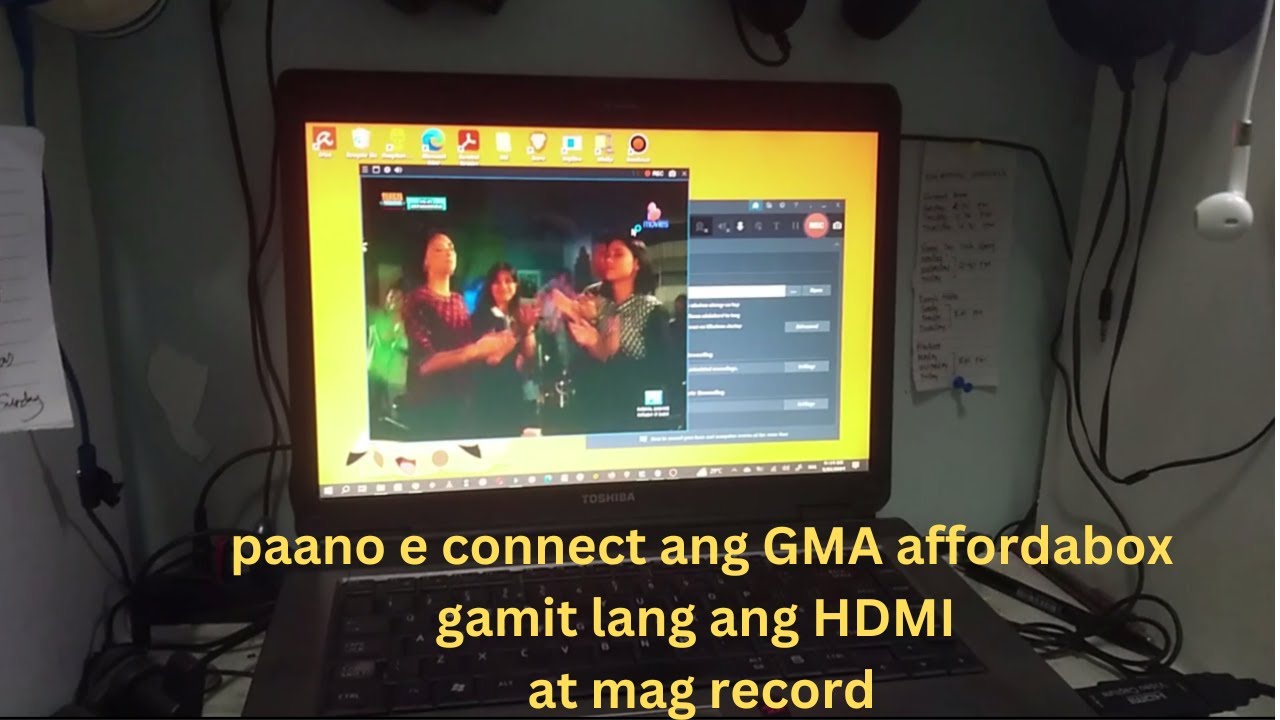 Paano e connect sa Laptop o PC ang GMA Affordabox and Paano mag record ...