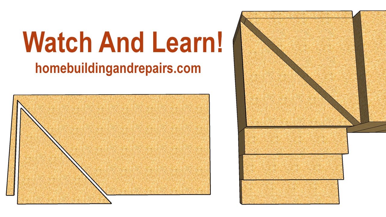 How To Layout Triangle Shaped Stair Steps In A Few Different Situations ...