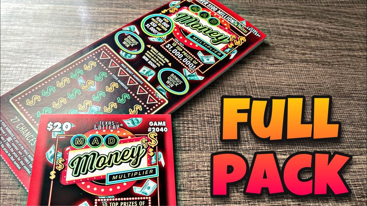 Mad Money Multiplier Full Pack | Texas Lottery Scratch Off Tickets ...
