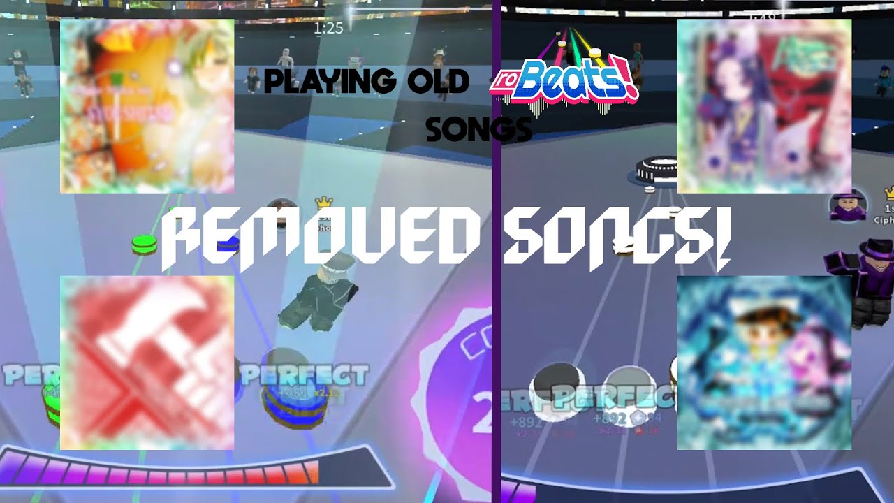 Playing REMOVED Songs On Roblox Robeats! - YouTube
