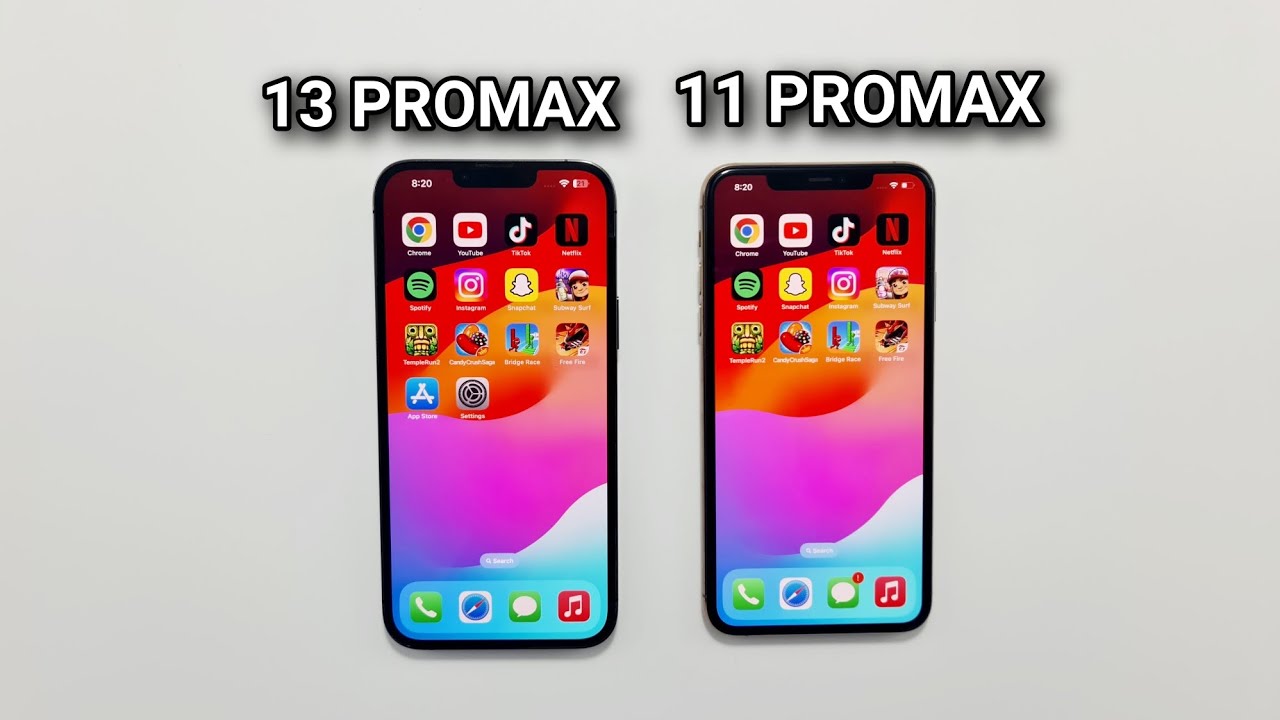 Iphone 13 Pro Max vs Iphone 11 Pro Max Speed Test - YouTube