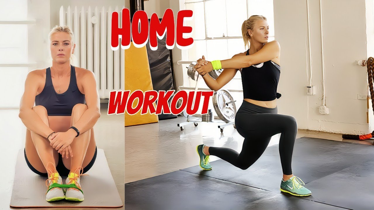 Maria Sharapova Home Tennis Workout Is Extreme 😳 - YouTube