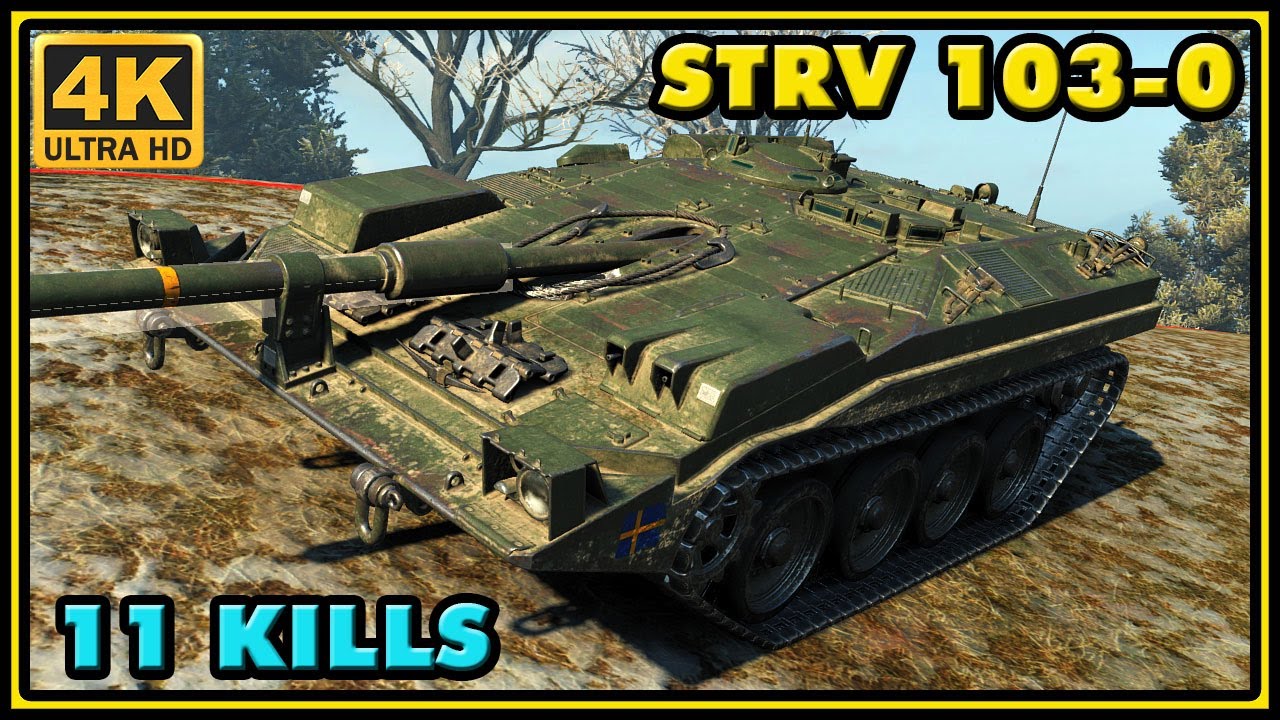 Strv 103-0 - 11 Kills - 8,6K Damage - World of Tanks Gameplay - YouTube