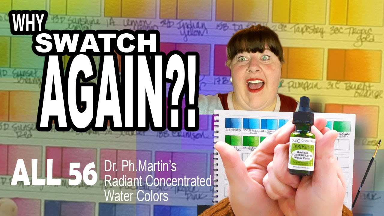 Dr. Ph. Martin's Radiant Water Colors Swatching: Part 2 | Organizing ...